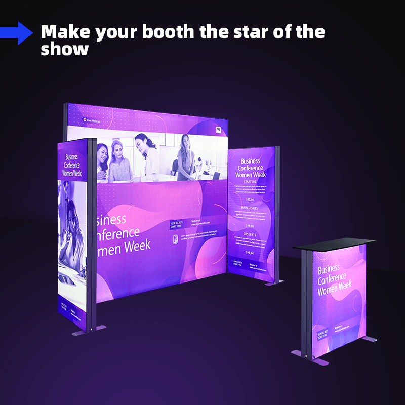 Tradeshow SEG Modular Lightbox Display Kit C